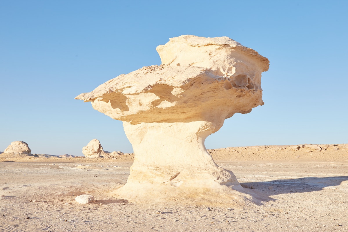 Ventifacts Rock Mushrooms